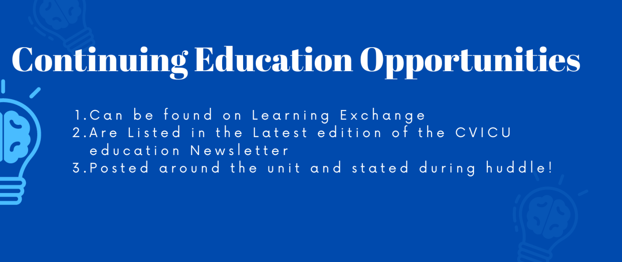 Welcome to the CVICU Website | Cardiovascular Intensive Care Unit