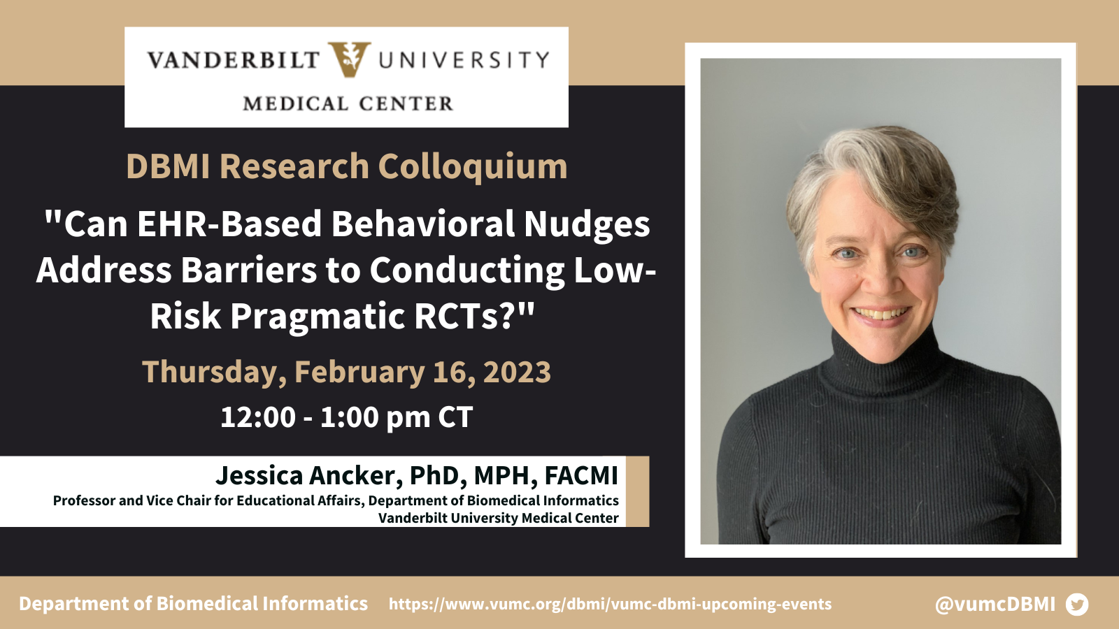 DBMI Seminar & Research Colloquium This Week (2/13/23): Bryan Steitz ...