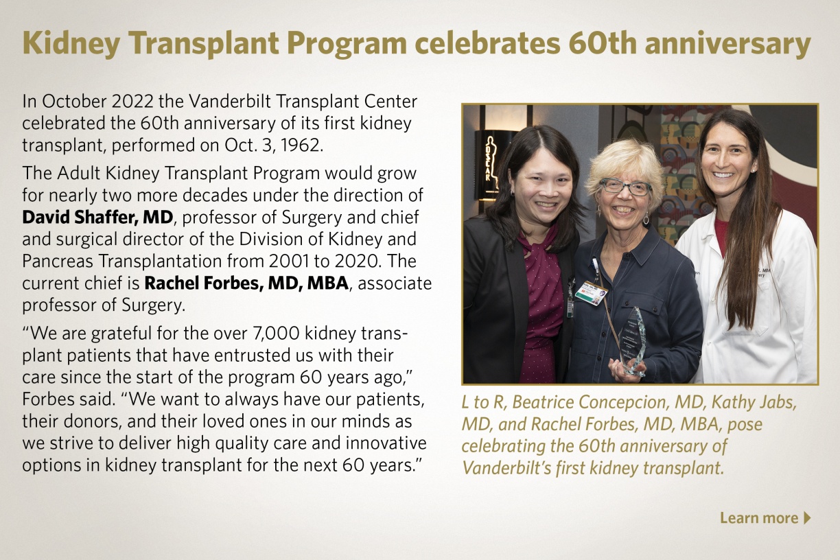 Welcome | Division of Kidney & Pancreas Transplantation