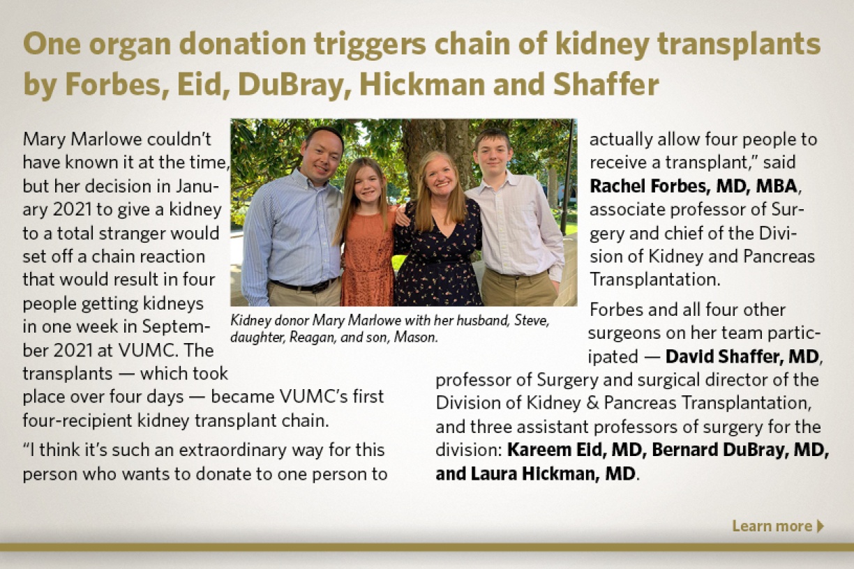 Patient Care | Division of Kidney & Pancreas Transplantation