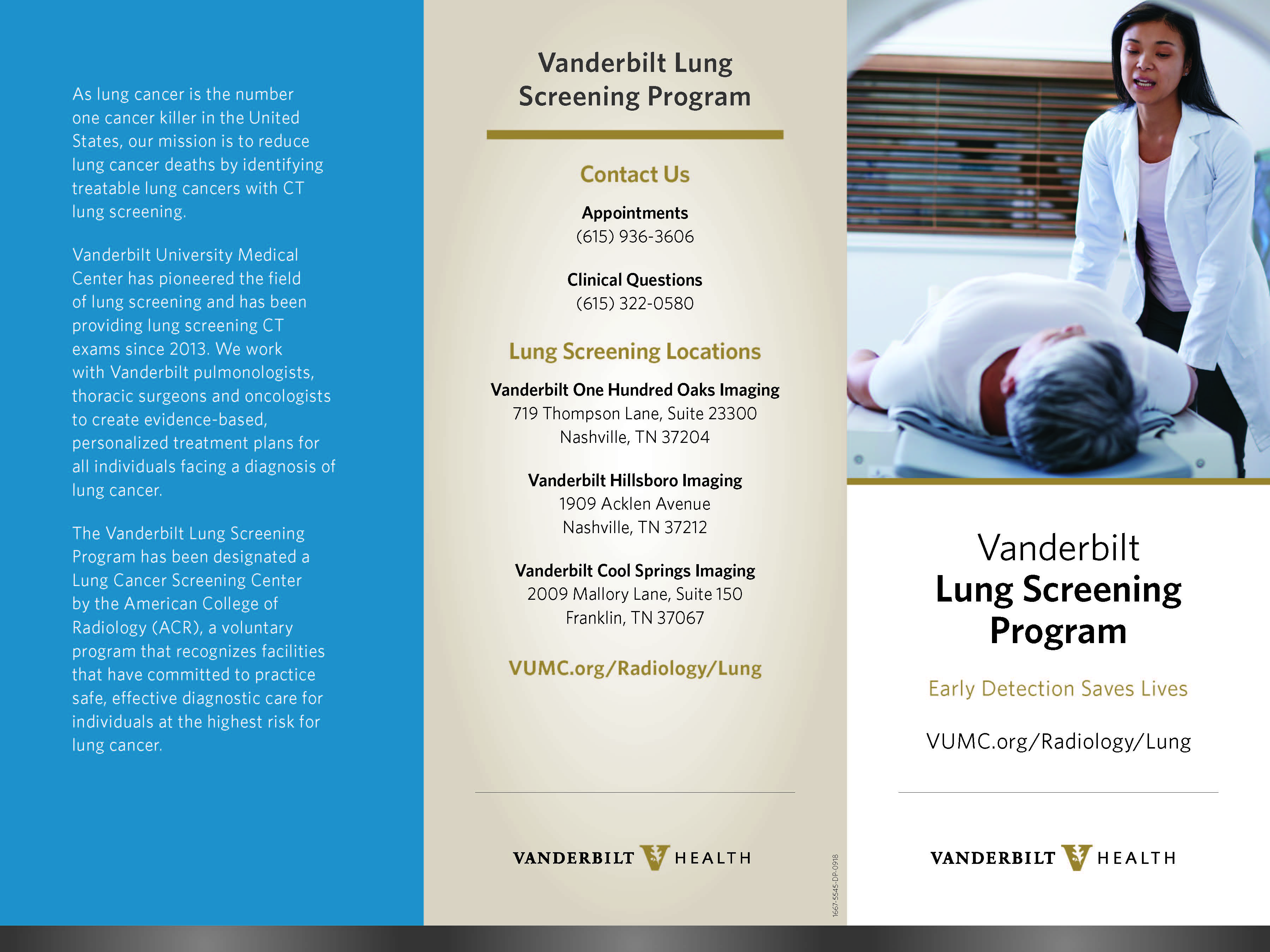 Vanderbilt Lung Screening Program | Department of Radiology