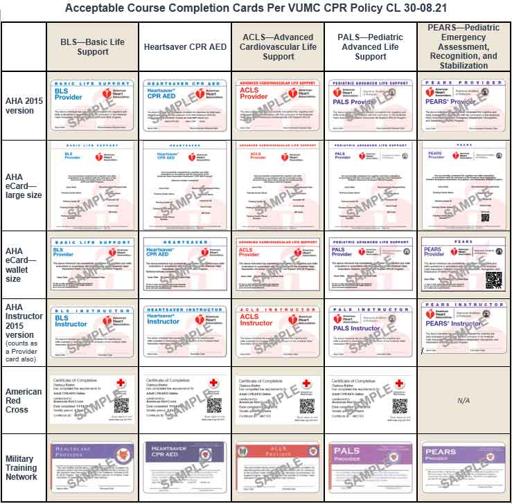 Acceptable Resuscitation Training | Vanderbilt Resuscitation Program