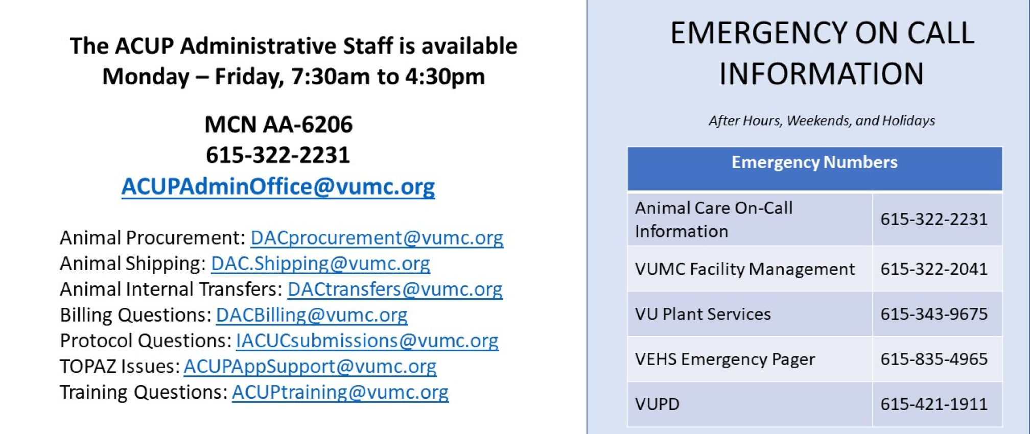 Animal Care And Use Program | Animal Care and Use Program